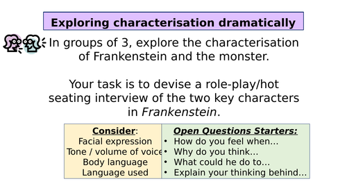 Frankenstein by Mary Shelley - Designed for KS3 | Teaching Resources