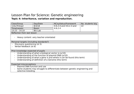 AQA Biology GCSE: genetic engineering and Selective breeding | Teaching ...