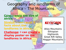 Africa - KS3 Geography SEN SOW | Teaching Resources