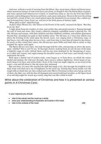 A Christmas Carol exam preparation - every question possible ...