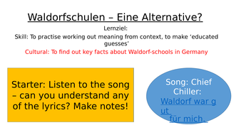 Schools in Germany - Example Waldorfschule | Teaching Resources