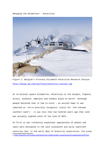 Cold Environments - Getting Started GCSE | Teaching Resources Cold Environments - Getting Started GCSE | Teaching Resources