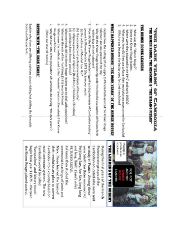 PHNOM PENH SERIES PART 3 - "THE DARK YEARS" OF POL POT AND THE KHMER ...