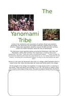 The Yanomami Tribe | Teaching Resources