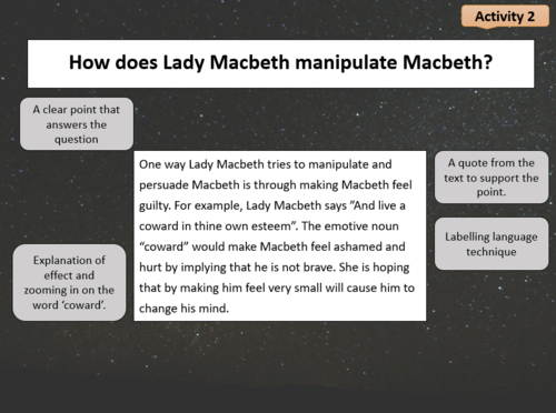 Analysis of Lady Macbeth's Persuasive Techniques in Act 1 Scene 7 of ...