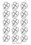 St. Patrick's Day Four Leaf Clover Template | Teaching Resources