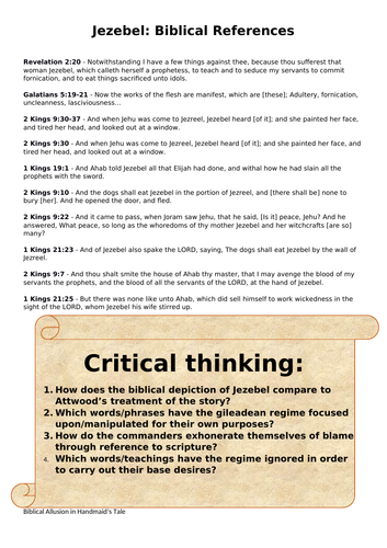 The Handmaid's Tale: Language, Symbolism and Imagery | Teaching Resources