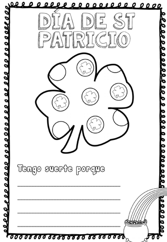 ST PATRICKS DAY SPANISH dia de st patricio | Teaching Resources