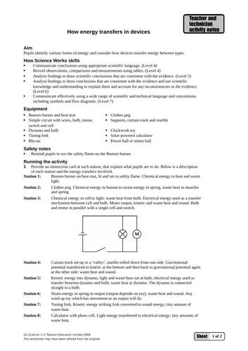 AQA: GCSE Science (1-9): Physics: Energy topic lesson | Teaching Resources