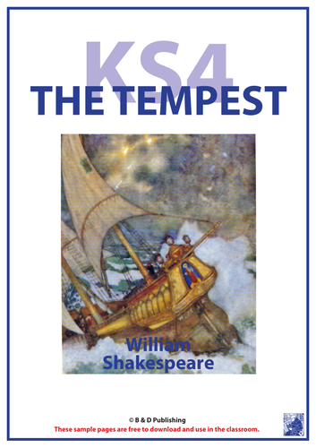 The Tempest Scheme of Work Sample Pages | Teaching Resources