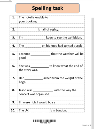 KS2 SpaG Test Practice Papers (SATs) | Teaching Resources