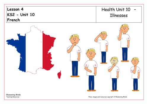 French Lesson and Resources - Illnesses | Teaching Resources