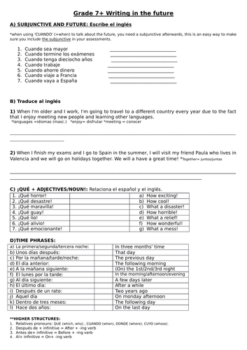 New Spanish GCSE - Unit 8 - Holidays/vacaciones FULL HALF TERM ...