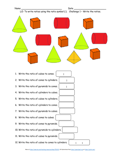 Ratio, Scaling and Proportion KS2 Y6 Presentation & Differentiated ...