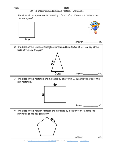 Ratio, Scaling and Proportion KS2 Y6 Presentation & Differentiated ...