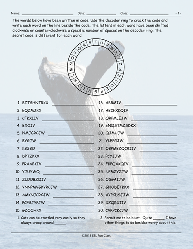 Adverbs Decoder Ring Worksheet | Teaching Resources