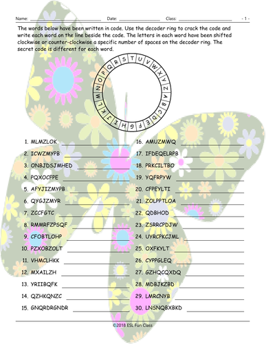 Compound Nouns Decoder Ring Worksheet | Teaching Resources