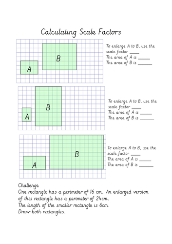 Year 6 Calculating Scale Factors | Teaching Resources Year 6 Calculating Scale Factors | Teaching Resources