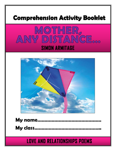 Mother, Any Distance Comprehension Activities Booklet! | Teaching Resources