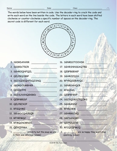 Demonstrative Adjective Decoder Ring Worksheet | Teaching Resources