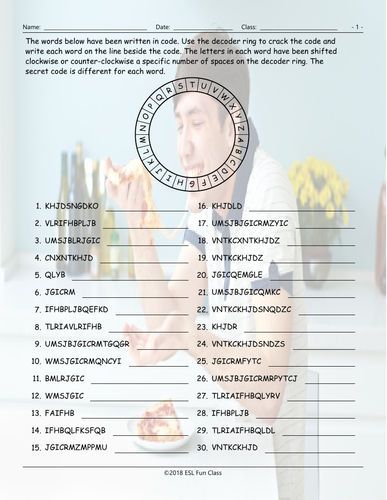 Like-Would Like Decoder Ring Worksheet | Teaching Resources
