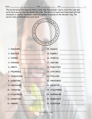 Passive Voice Decoder Ring Worksheet | Teaching Resources