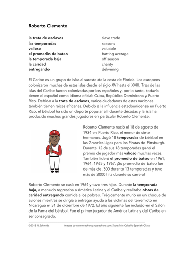 Roberto Clemente Biografía - Biography on Famous Puerto Rican Baseball ...