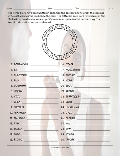 Routines Decoder Ring Worksheet | Teaching Resources