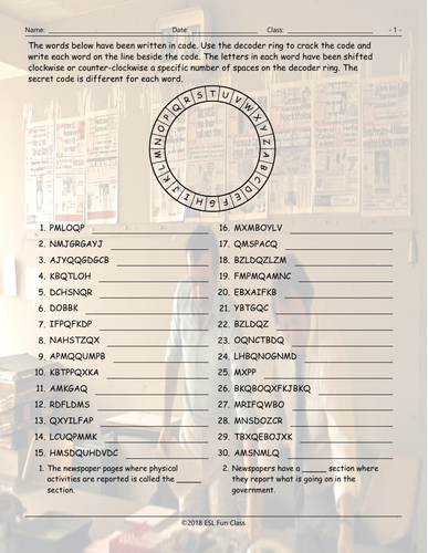 News Media Decoder Ring Worksheet | Teaching Resources