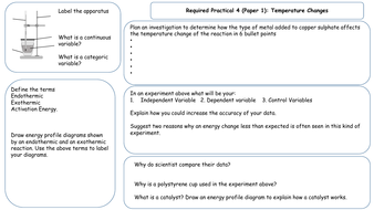 AQA New GCSE 9-1 Chemistry (Combined Sciences and Triple) Required ...