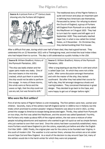 The Pilgrim Fathers | Teaching Resources