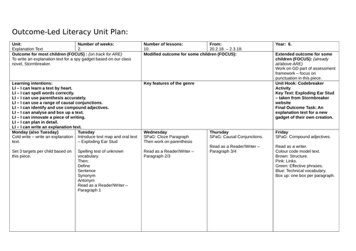 UKS2 Writing Unit - Explanation Text - Stormbreaker | Teaching Resources