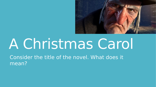 A Christmas Carol Introductory Lesson | Teaching Resources