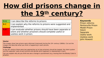 Edexcel: Crime and Punishment - Prison Reforms | Teaching Resources