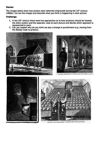 Edexcel: Crime and Punishment - Prison Reforms | Teaching Resources