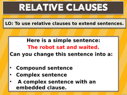 RELATIVE CLAUSES - COMPLETE SKILLS LESSON - KS2 | Teaching Resources