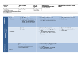 Key stage 2 - Physical Education Lesson Plans - Tennis | Teaching Resources