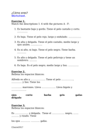 Spanish – Describing People – Physical Descriptions & Characteristics ...