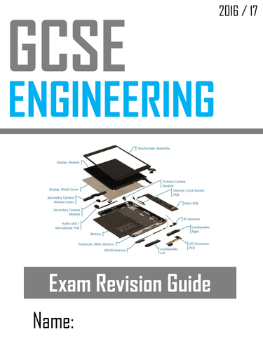 GCSE Engineering revision guide 2016-17 | Teaching Resources