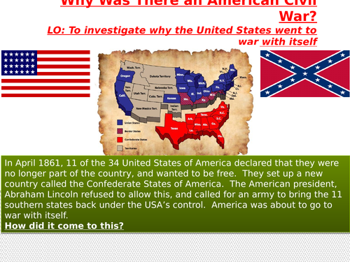 Slavery and the American Civil War | Teaching Resources