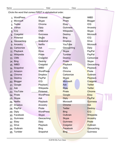 internet-sites-terms-alphabetical-order-worksheet-teaching-resources
