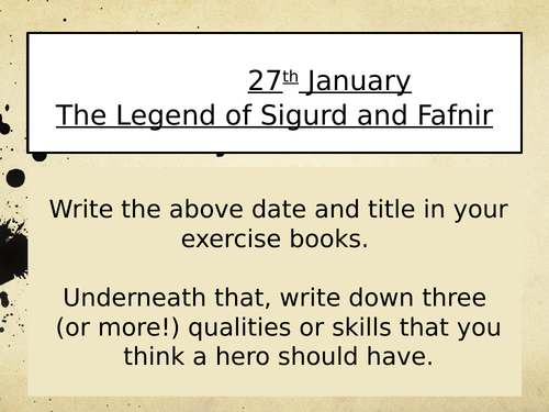 Norse Mythology - Sigurd and Fafnir | Teaching Resources