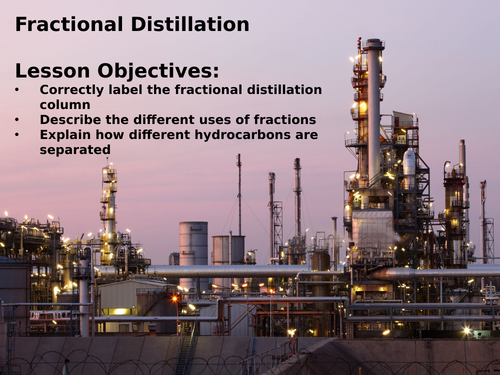 Fractional Distillation of Crude Oil | Teaching Resources