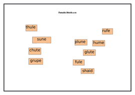 Phase 3 and Phase 5 Pseudo Word Banks | Teaching Resources