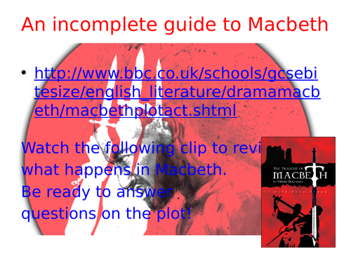 Macbeth full SOW | Teaching Resources