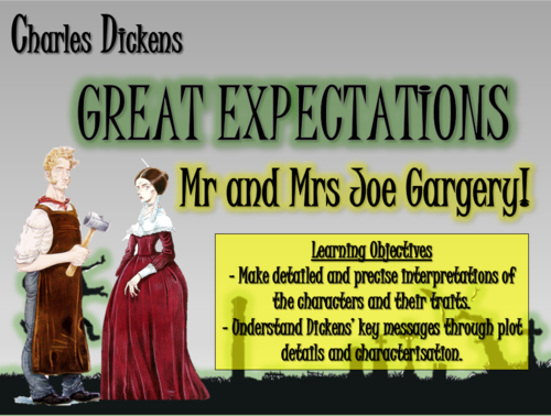Great Expectations: Mr and Mrs Joe Gargery! | Teaching Resources