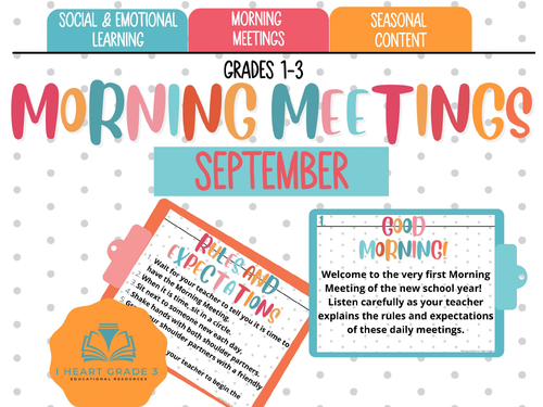 September Morning Meetings | Teaching Resources
