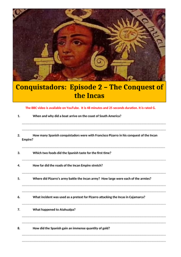 Spanish Conquest of the Americas - Video: The Conquest of the Incas ...