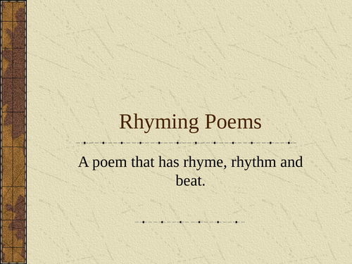 Poetry - Year 2 | Teaching Resources