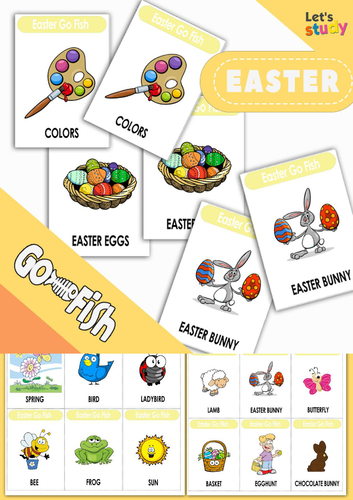 Easter Go Fish Card Game (have/have got) | Teaching Resources
